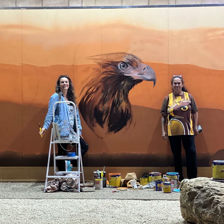 Carnarvon Central Mural takes shape | FRP Capital